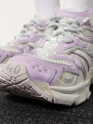 Balenciaga Nylon And Mesh Runner 2 Sneakers - Multicolor