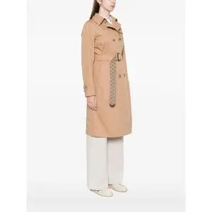 Herno Neutrals Coats Double Breasted & Peacoats