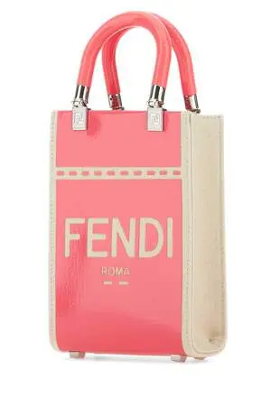 Fendi Two-tone Canvas Mini Sunshine Handbag