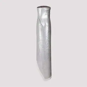 Rick Owens Sequin Draped Longline Top - Silver