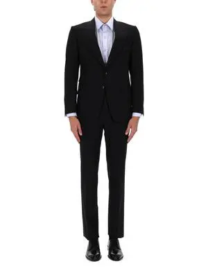 TOM FORD Abito Grand Overcheck Shelton - Black