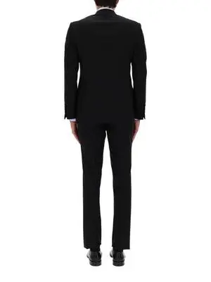 TOM FORD Abito Grand Overcheck Shelton - Black
