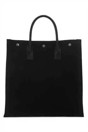Saint Laurent Canvas Rive Gauche Shopping Bag