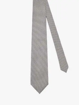 TOM FORD Silk Neck Tie - Silver