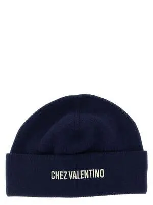 Valentino Garavani Chez Beanie Cap - Blue