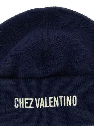 Valentino Garavani Chez Beanie Cap - Blue