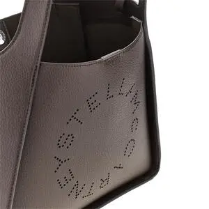 Stella McCartney Grained Vegan Leather Stella Logo Bag - Brown