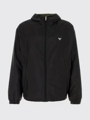 Prada Reversible Jacket In Re-nylon - Black