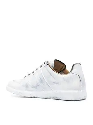 MAISON MARGIELA Glossy Leather Sneakers - Multicolor