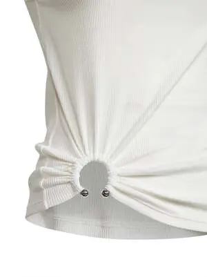 Rabanne Ribbed Stretch Tank Top - Multicolor
