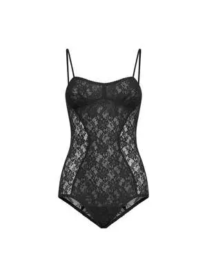 Attico Stretch Lace Bodysuit