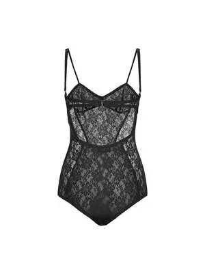 Attico Stretch Lace Bodysuit