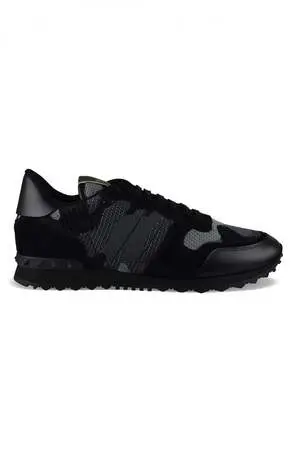 Valentino Garavani Rockrunner Sneakers - Black