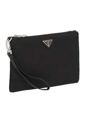 Prada Re-nylon And Saffiano Pouch