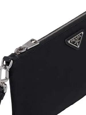 Prada Re-nylon And Saffiano Pouch
