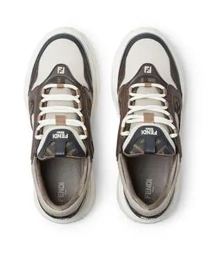 Fendi Force Leather Sneakers