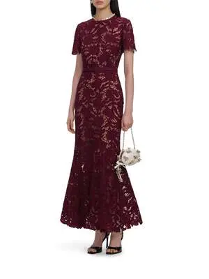 SELF-PORTRAIT Midi Lace Dress