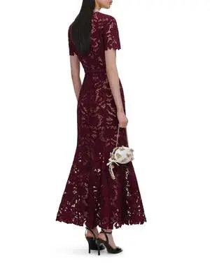 SELF-PORTRAIT Midi Lace Dress