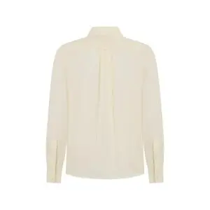 Gucci Silk Jacquard Gg Logo Shirt - Cream