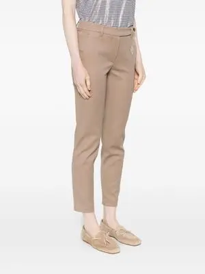 Brunello Cucinelli Cotton Trousers - Multicolor