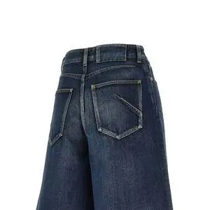 Alaïa Denim Palazzo Shorts