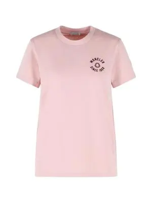 Moncler Logo Cotton T-shirt - Multicolor