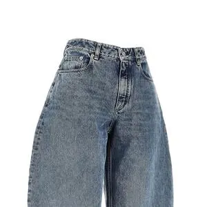 Alaïa Curved Five-pocket Jeans - Blue