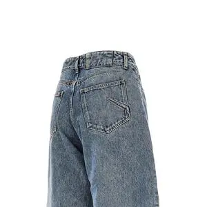 Alaïa Curved Five-pocket Jeans - Blue