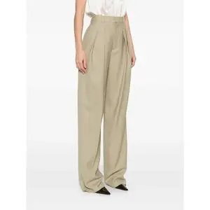 Saint Laurent Neutrals Trousers Tailored Trousers