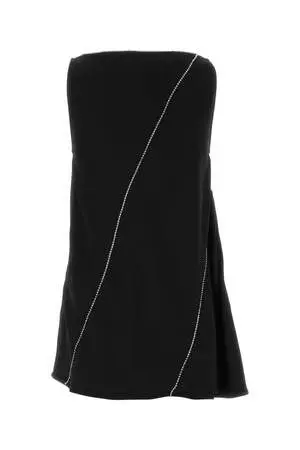 JIL SANDER Viscose Top - Black