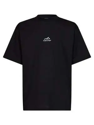 Balenciaga Black Bodysuit Medium-fit T-shirt - Multicolor