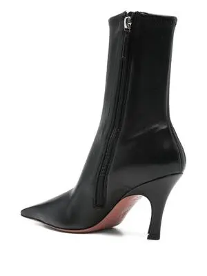 Amina Muaddi Jamie Leather Boots - Multicolor