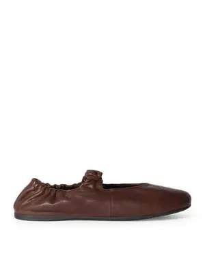 Miu Miu Nappa Ruched Ballet Flats - Multicolor