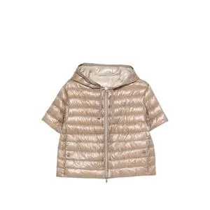 Herno Neutrals Jackets Oversized Jackets - Cream