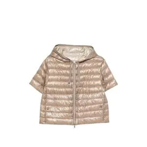 Herno Neutrals Jackets Oversized Jackets - Cream