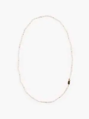 Valentino Garavani Metal Necklace With Pearls - Multicolor