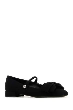 Valentino Garavani Crepe Bowjane Ballerinas