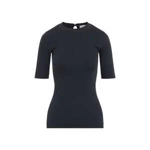 Brunello Cucinelli Rib T-shirt - Blue