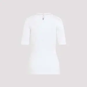 Brunello Cucinelli Rib T-shirt - White