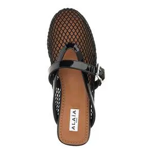 Alaïa Net Flat Mules
