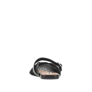 Alaïa Net Flat Mules - Black