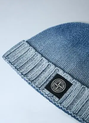 Stone Island Logo Patch Beanie