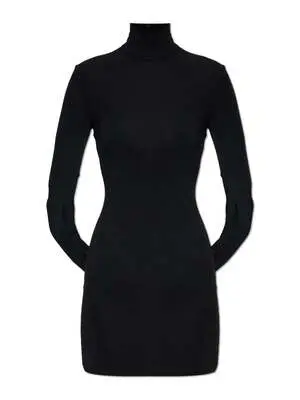 Alexander Wang Mini Draped Dress - Black