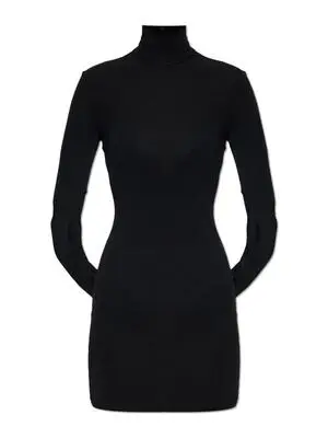 Alexander Wang Mini Draped Dress - Black
