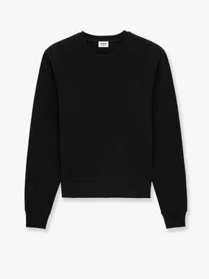 Saint Laurent Certified Cotton Sweatshirt With Cassandre Embroidery - Multicolor