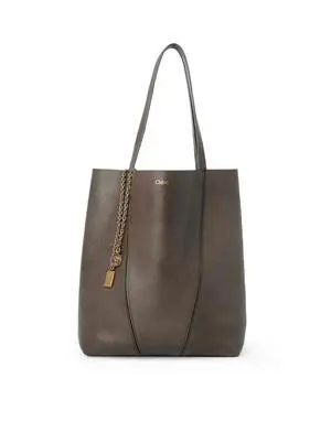 Chloé Chloe` Women Chloé Spin Tote Bag In Granate Leather Multicolor