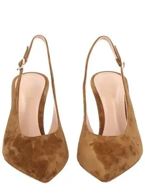 GIANVITO ROSSI Robbie Suede Shoes - Brown