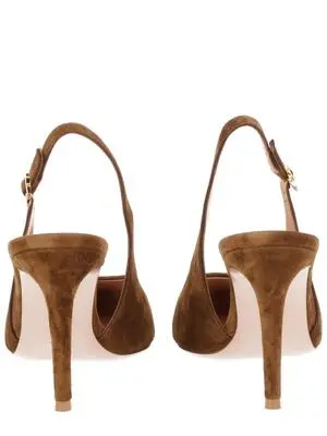 GIANVITO ROSSI Robbie Suede Shoes - Brown
