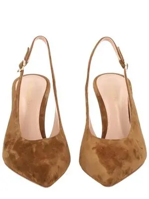 GIANVITO ROSSI Robbie Suede Shoes - Brown