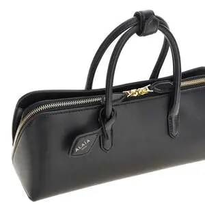 Alaïa Box Leather Small 'delta' Bag